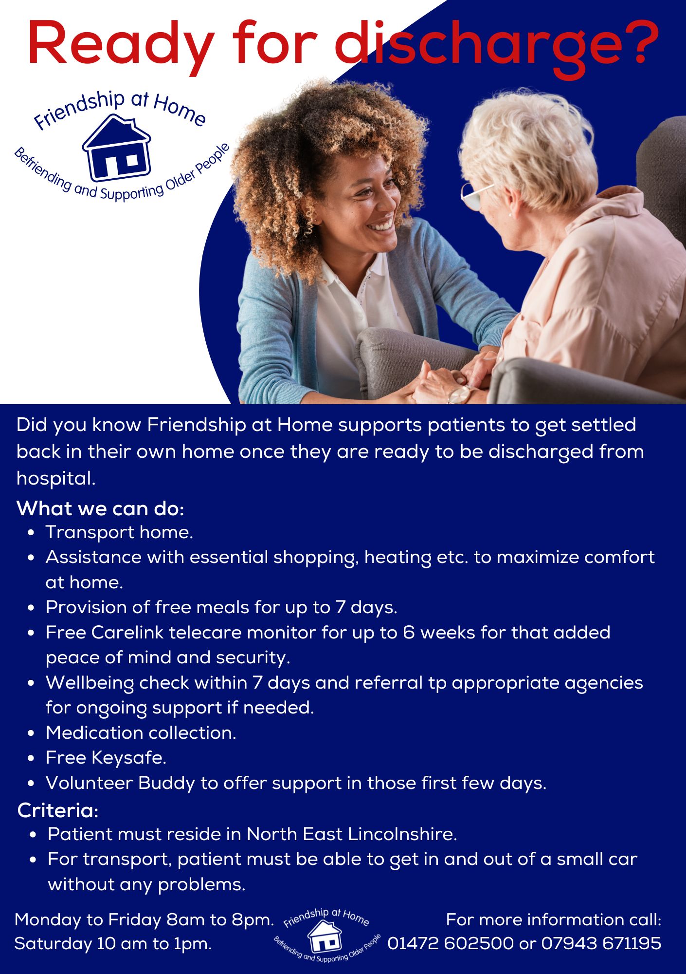 Leaflets – Friendship at Home